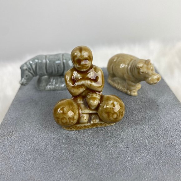 Vintage | Accents | Vintage Rose Tea Wade Whimsies Ceramic Figurine ...